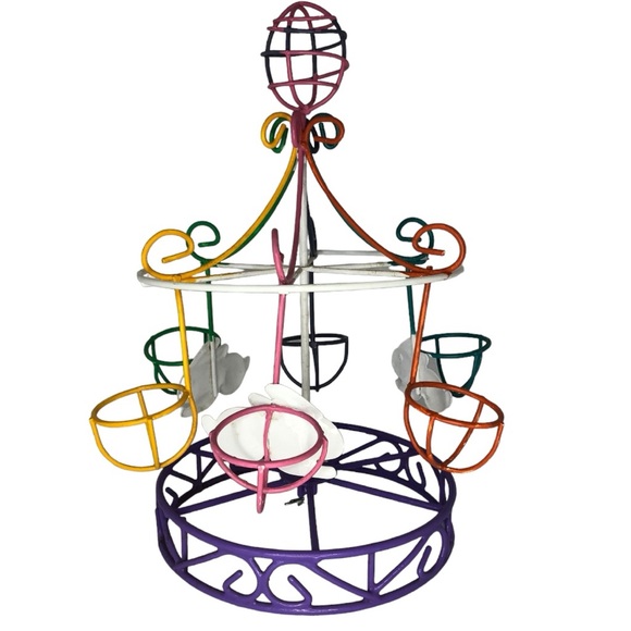 Accents | Vintage Easter Bunny Carousel For Eggs | Poshmark